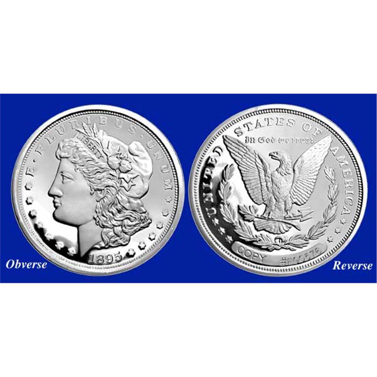 1895-P Morgan Silver Dollar Tribute Proof Clad