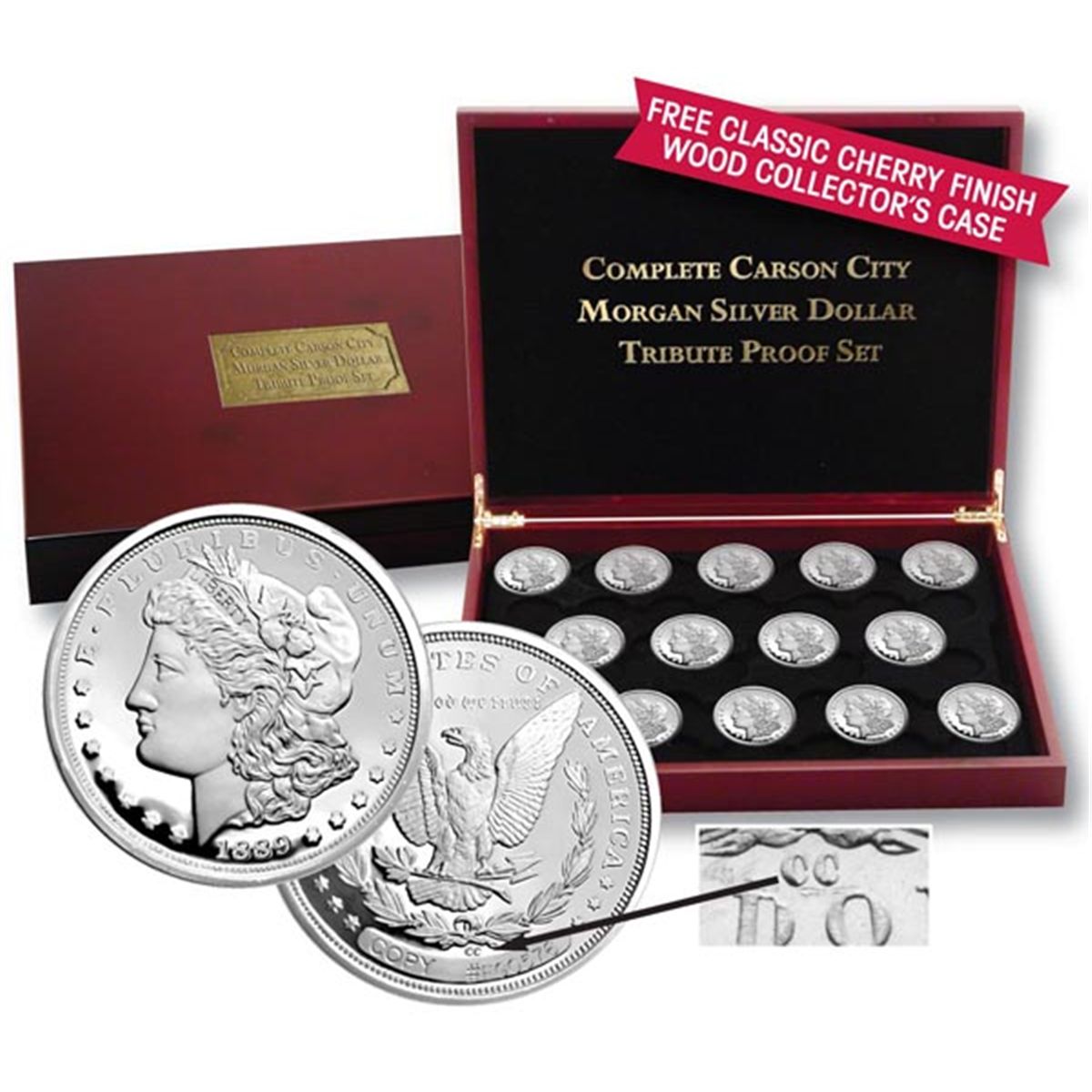The Complete “Carson City” Morgan Silver Dollar Tribute Proof Collection