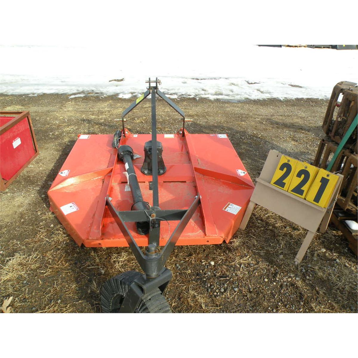 Tebben 3 pt 5 ft brush mower