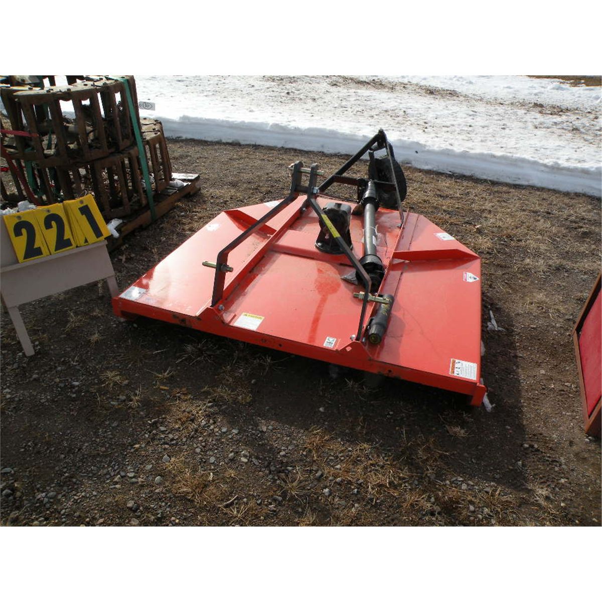 Tebben 3 pt 5 ft brush mower