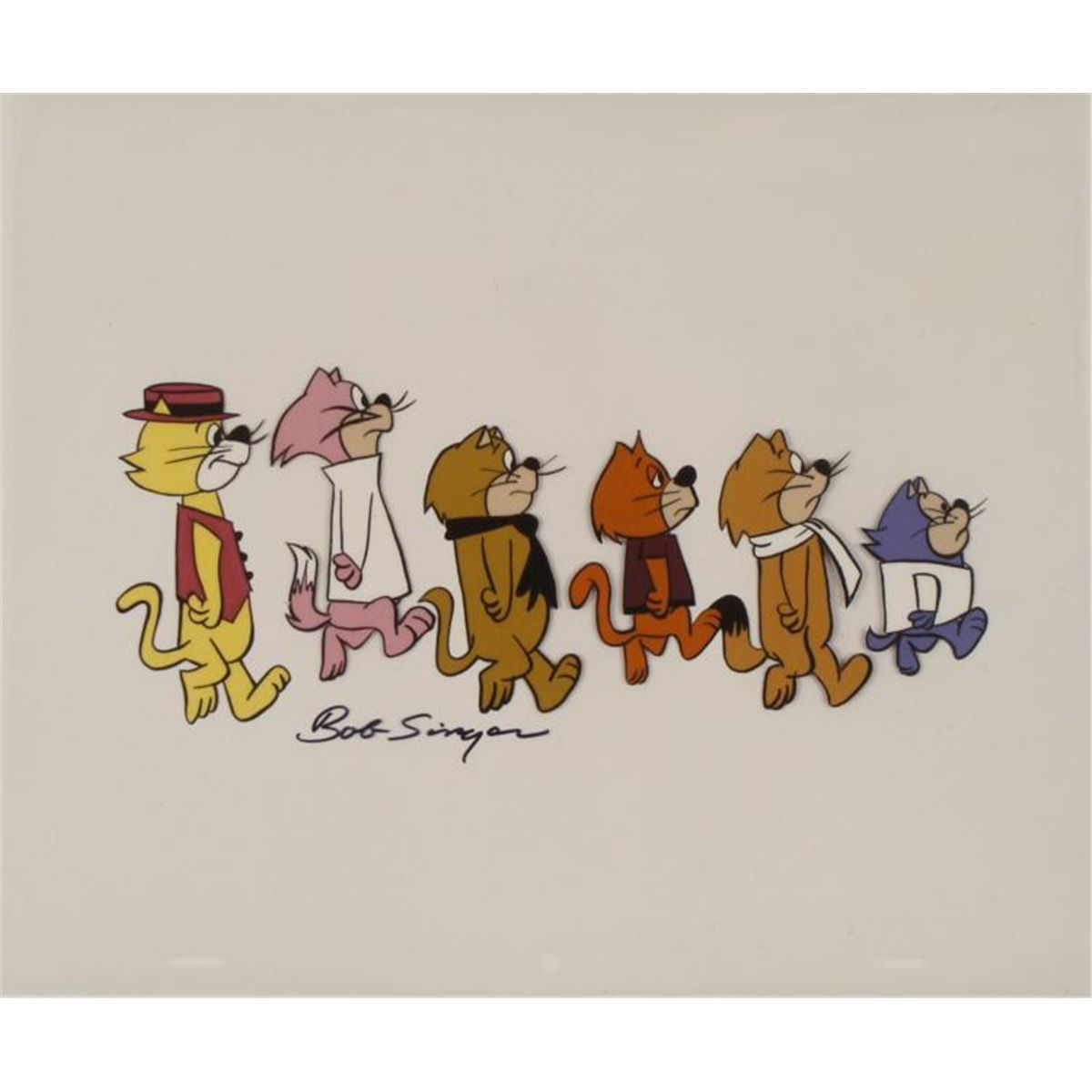 Top Cat & Friends Signed Orig Model Cel Animation Art