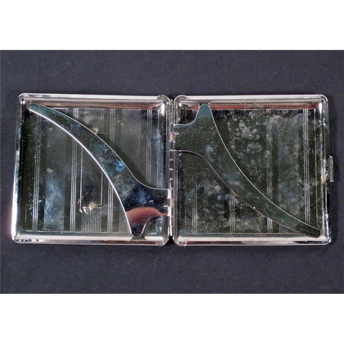 GERMAN NAZI LUFTWAFFE GROUND COMBAT BADGE OFFICERS CIGARETTE CASE