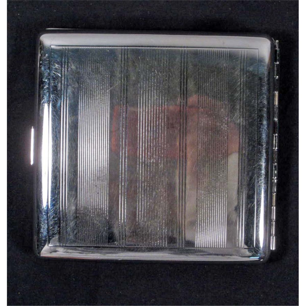 GERMAN NAZI LUFTWAFFE GROUND COMBAT BADGE OFFICERS CIGARETTE CASE