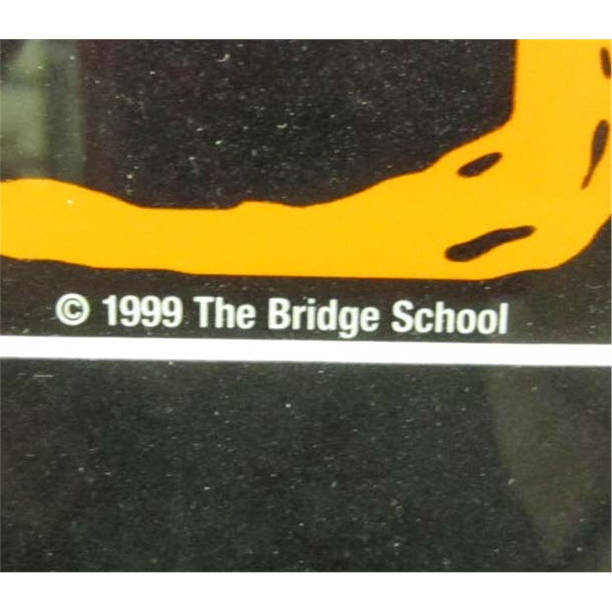 1999 "THE BRIDGE SCHOOL" CONCERT BENEFIT POSTER - FRAMED