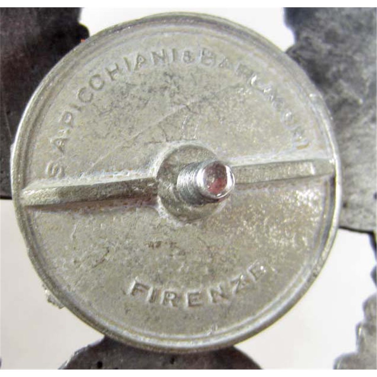 GERMAN NAZI POLICE SWASTIKA EAGLE CAP BADGE