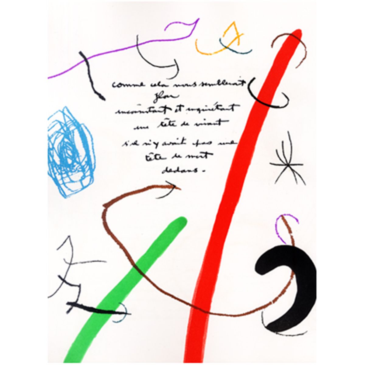 Joan Miro, Adonides Plates 29-32