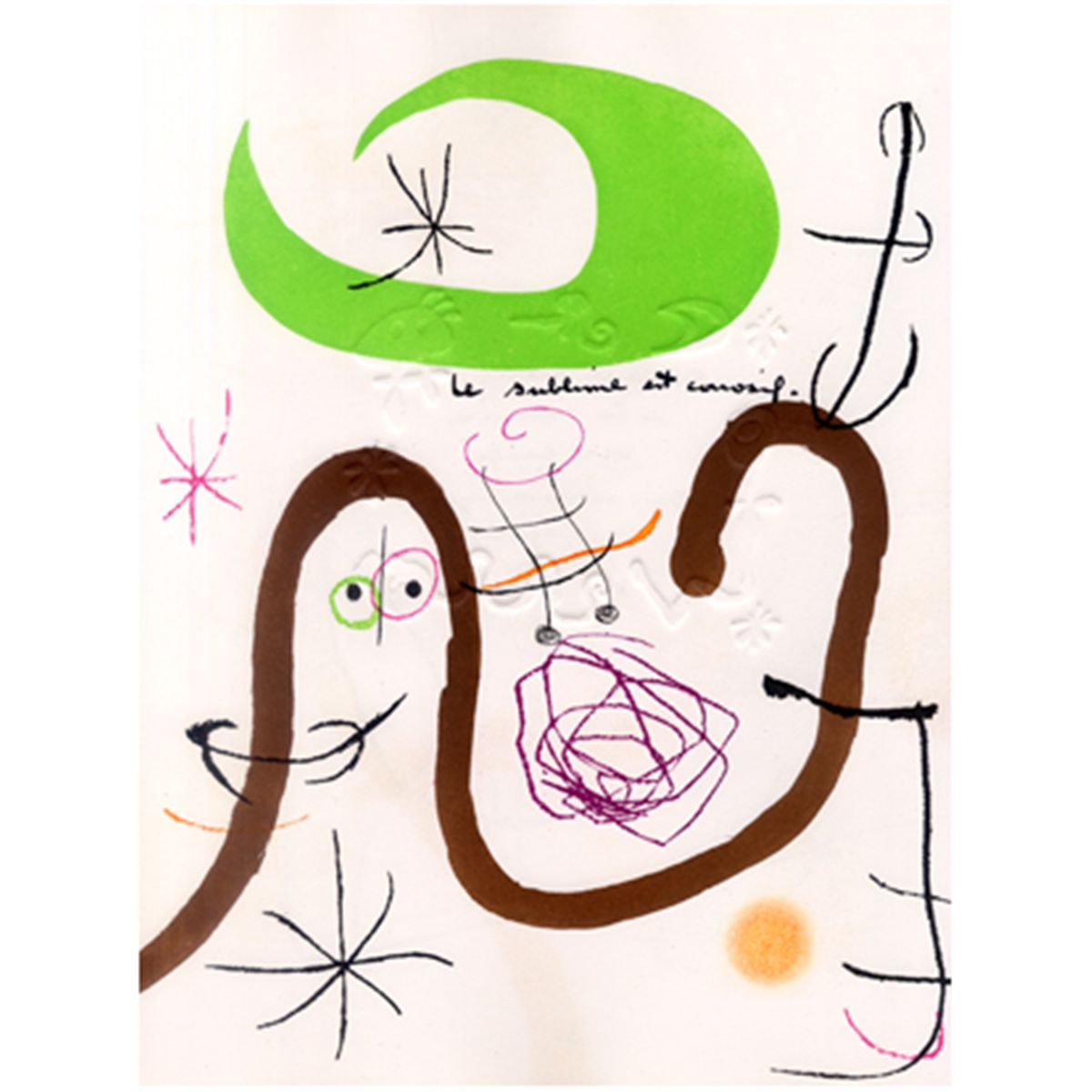 Joan Miro, Adonides Plates 33-36