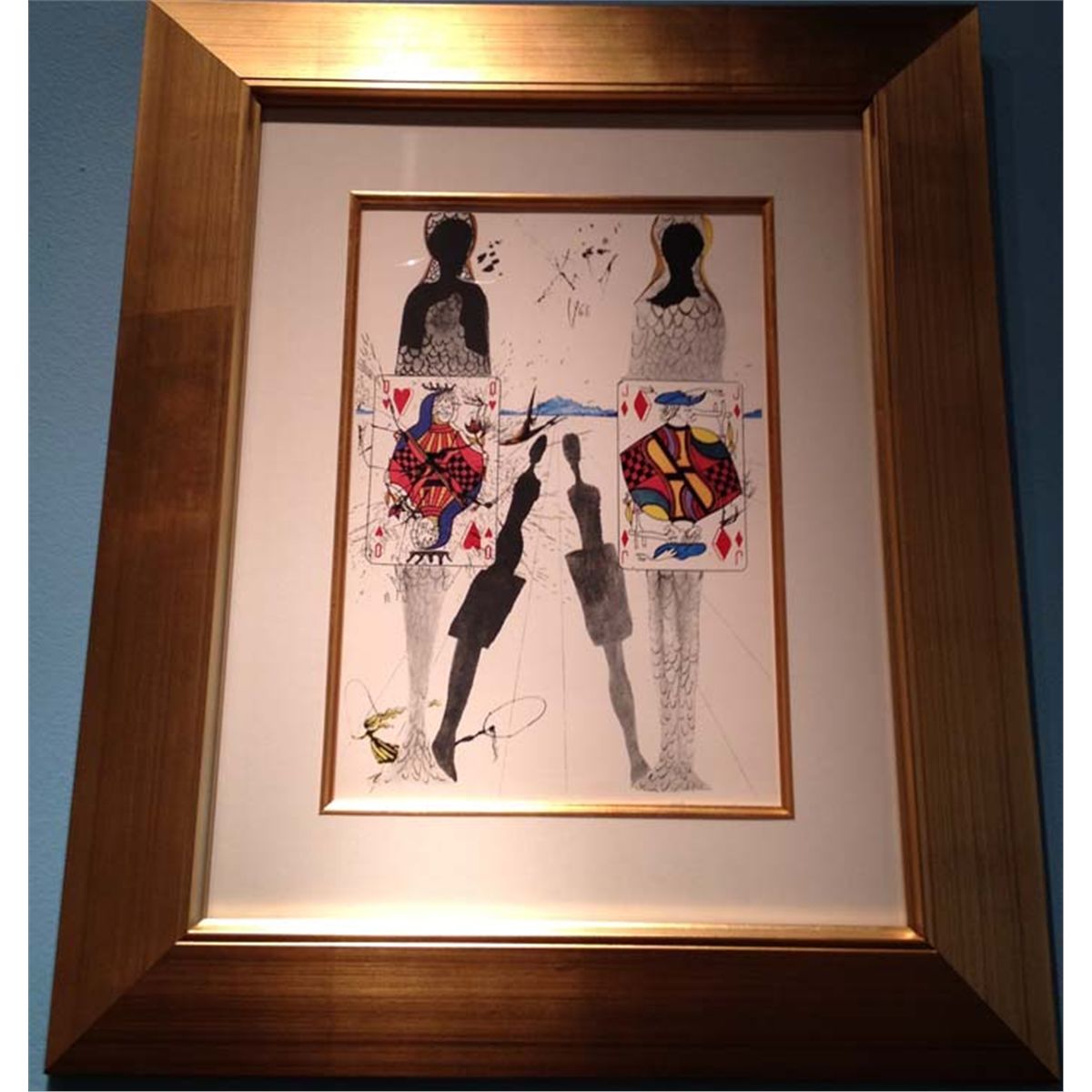 Salvador Dali, Alice's Adventures in Wonderland: The Queen’s Croquet Ground