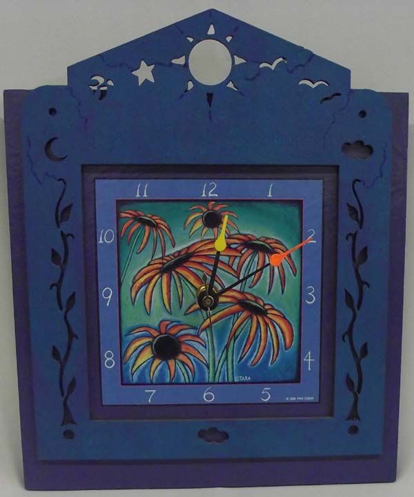 Pink Cloud Gallery ''Daisy'' Clock by Tara