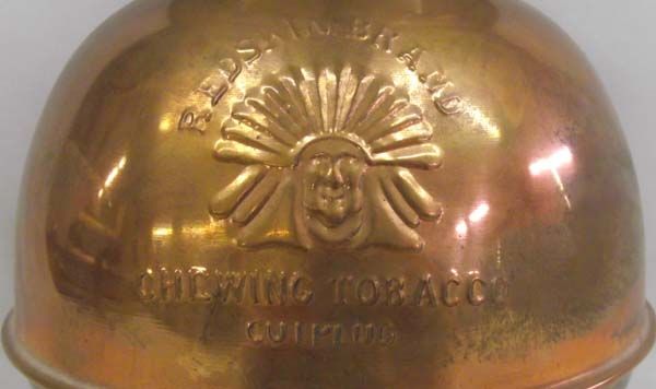 Redskin Brand Chewing Tobacco Spittoon