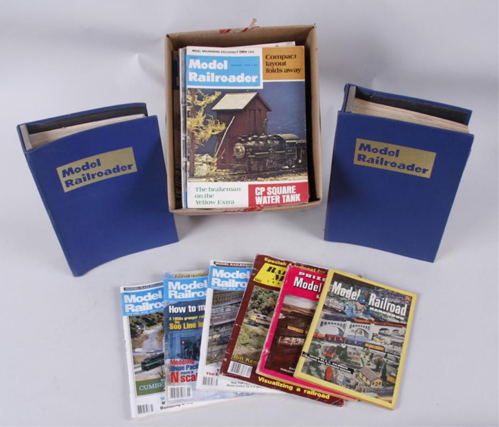 2 Boxes of Model Railroad Books & Magazines