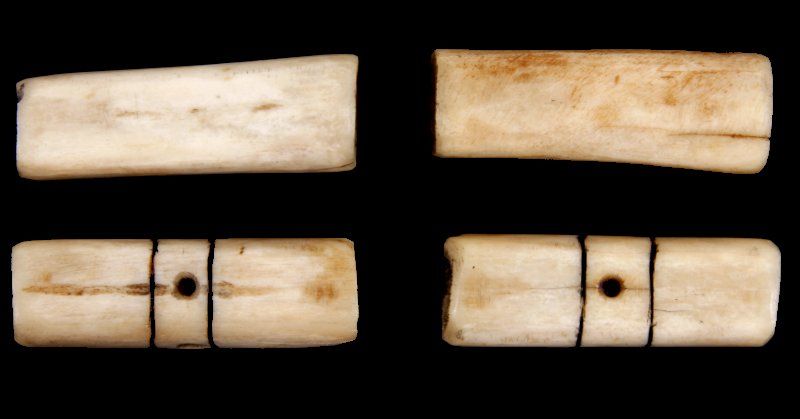 2 Sets of Miwok Bone Hand Games