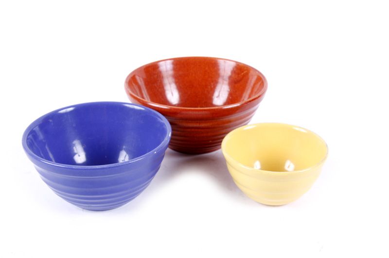 Bauer Collection - 3 Small Bowls & 1 Pitcher