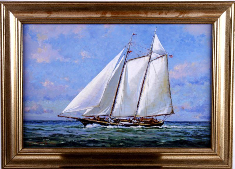 Giclee of Sailboat #62/100 by Wayne Morrell