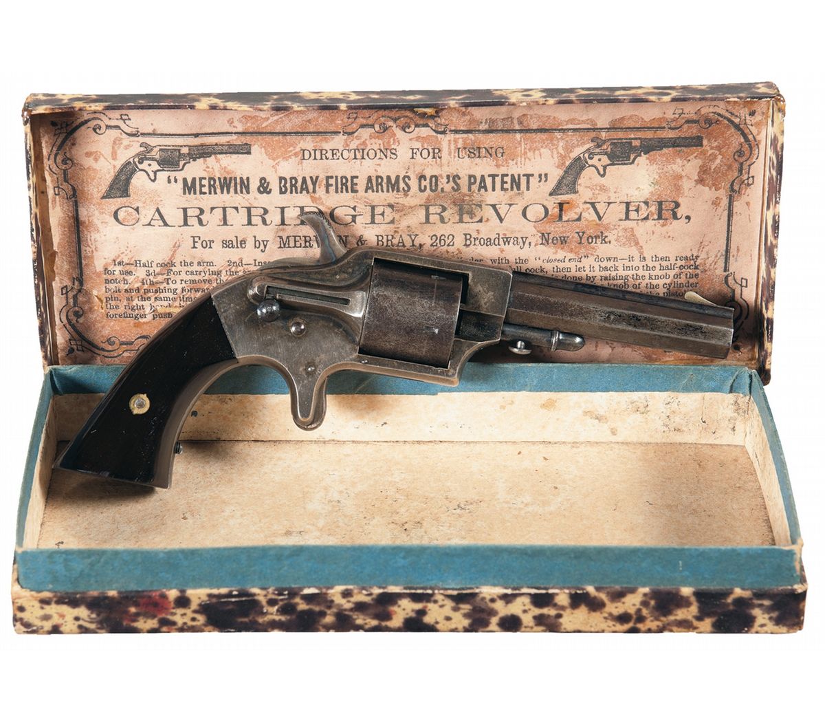 Merwin & Bray Front Loading Pocket Revolver with Original Box
