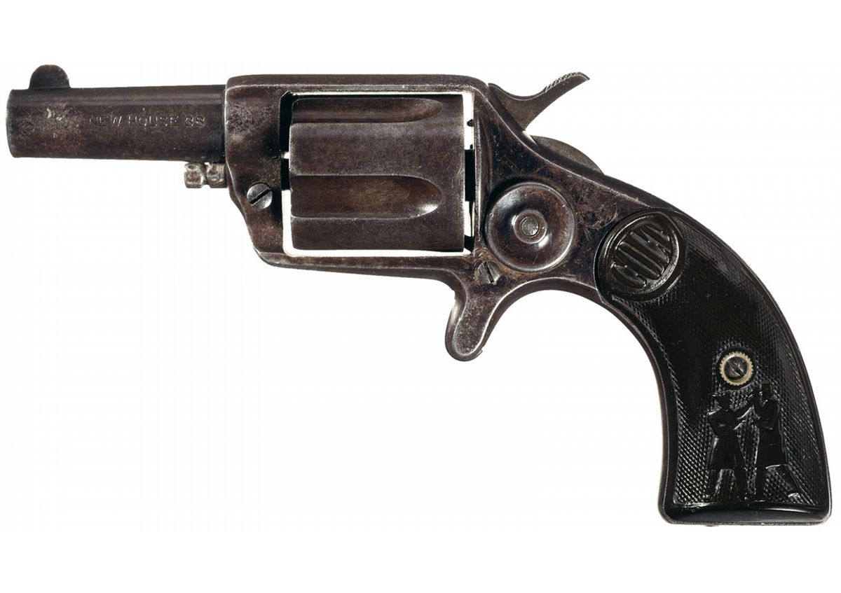Colt New House Revolver with One Cop and Thug Grip