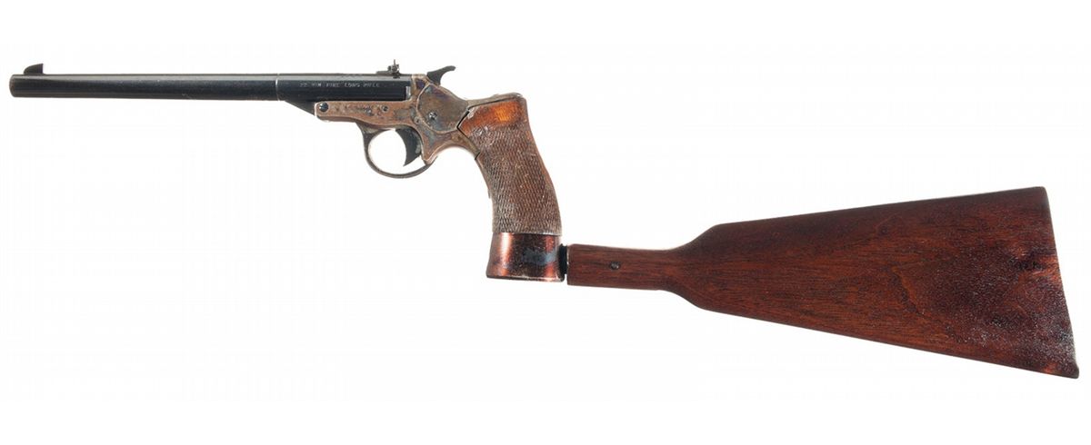Webley & Scott Single Shot Target Pistol with Stock