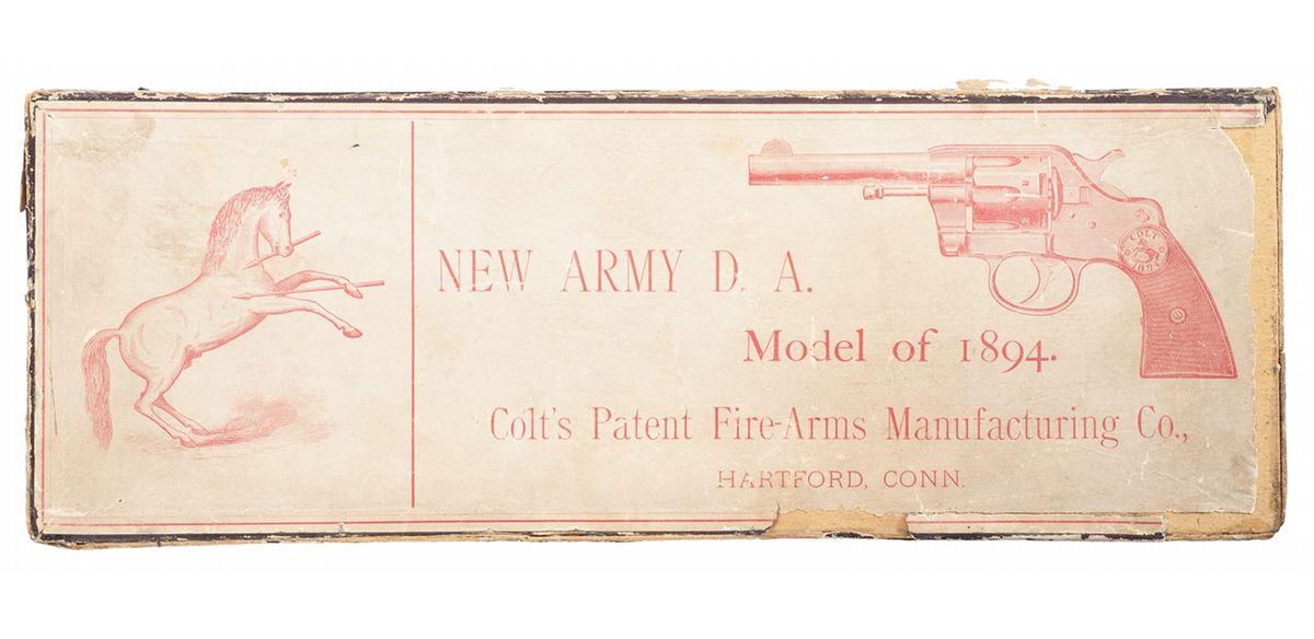 Exceptional Inscribed, Presentation, Colt New Army Double Action ...