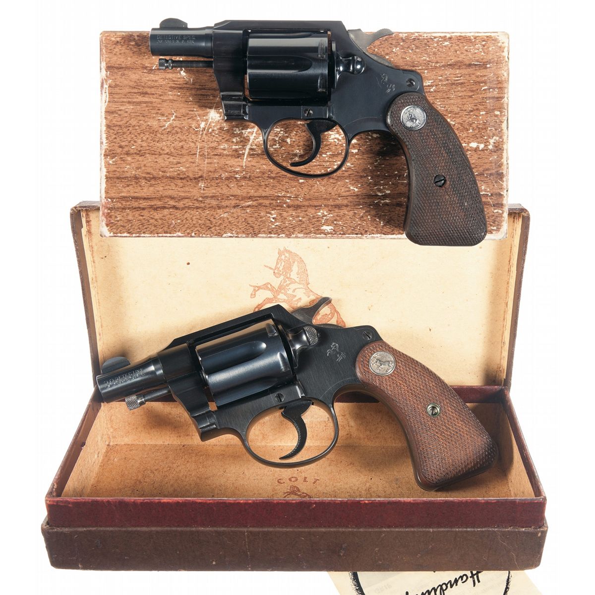 Two Boxed Colt Detective Special 1st Issue Double Action Revolvers