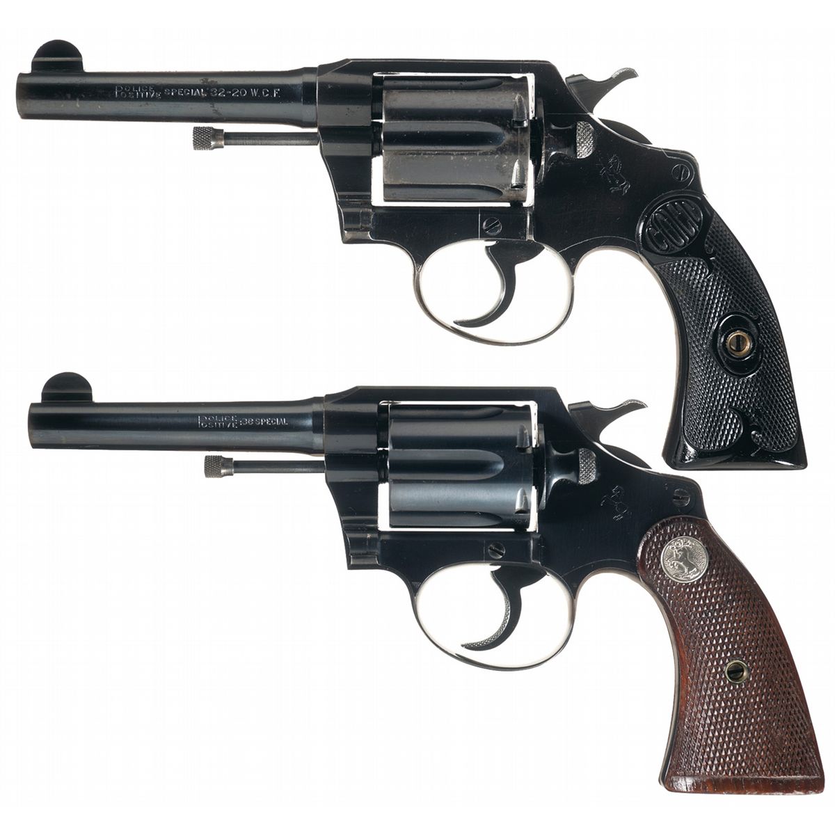 Collector's Lot of Two Colt Police Positive Special Double Action ...