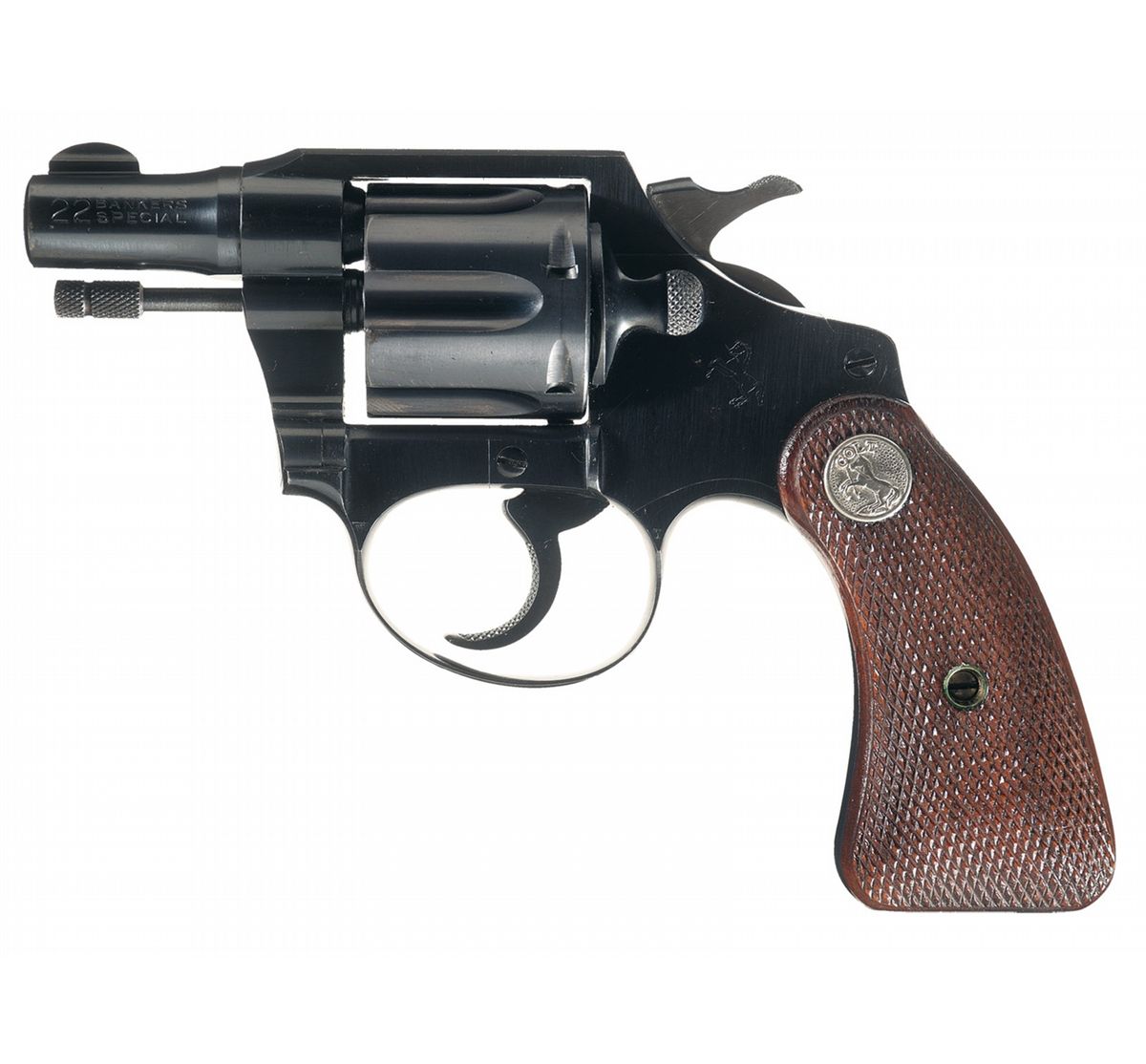 Rare Colt Bankers Special Double Action Revolver in 22 Long Rifle