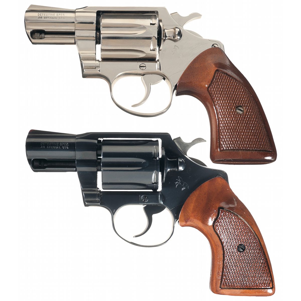 Collector's Lot of Two Colt Detective Special Double Action Revolvers