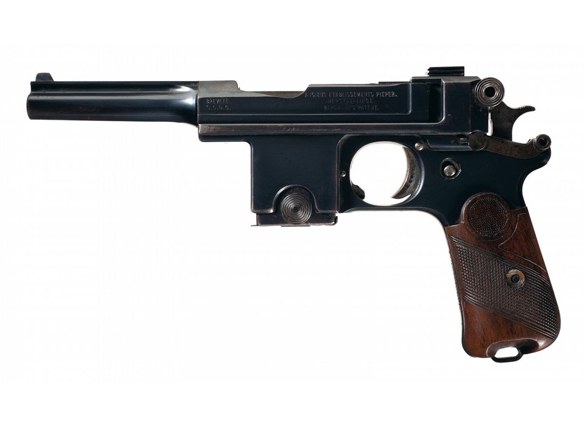Pieper Bergmann Patent Model 1910/21 Semi-Automatic Pistol