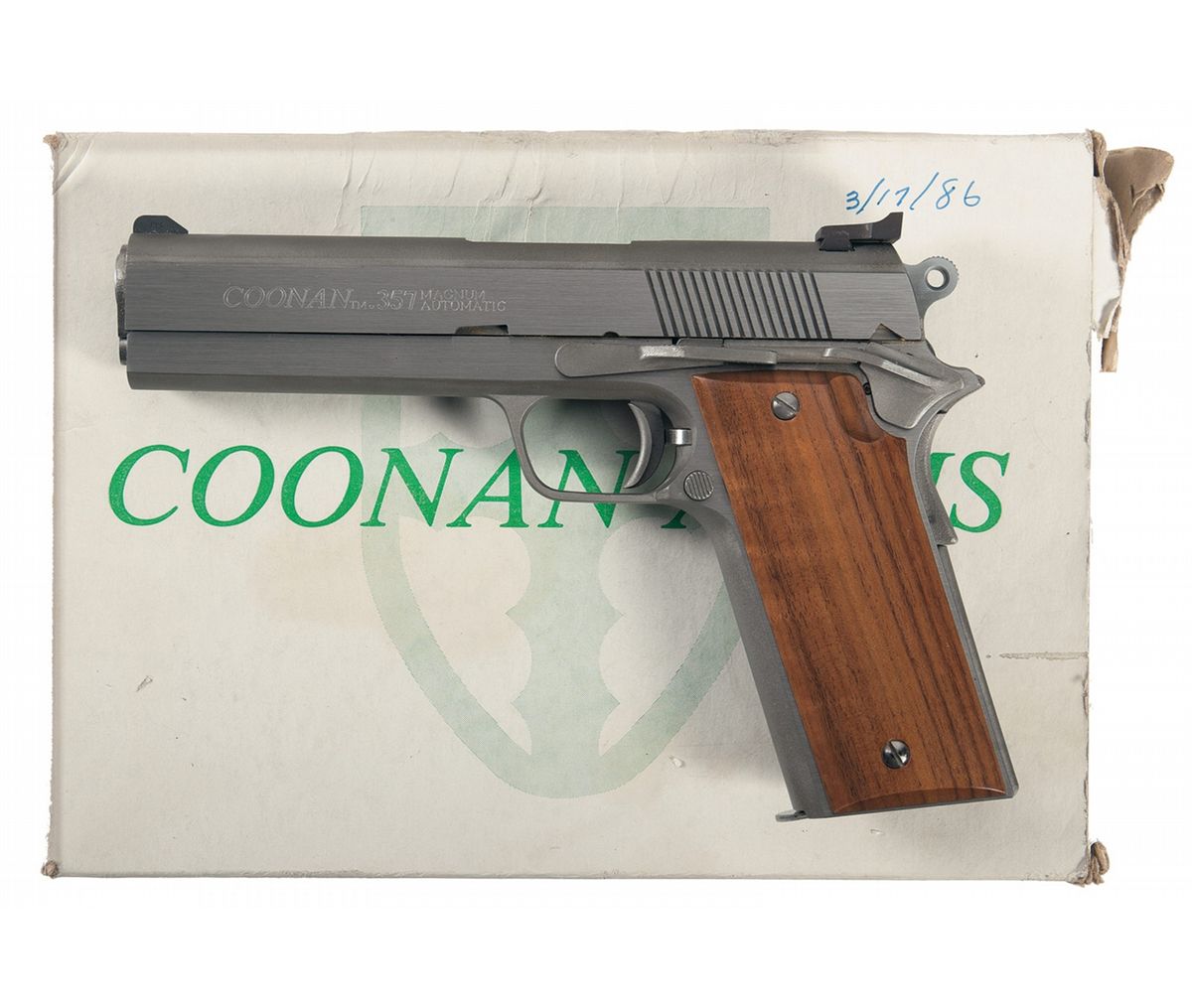 Coonan Arms Model A 357 Magnum Semi-Automatic Pistol with Box