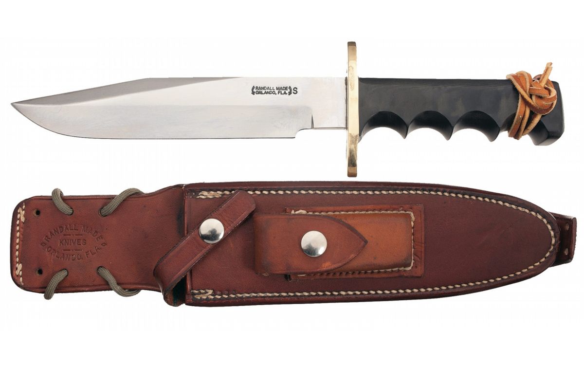 Randall Model 14 Attack Knife with Sheath
