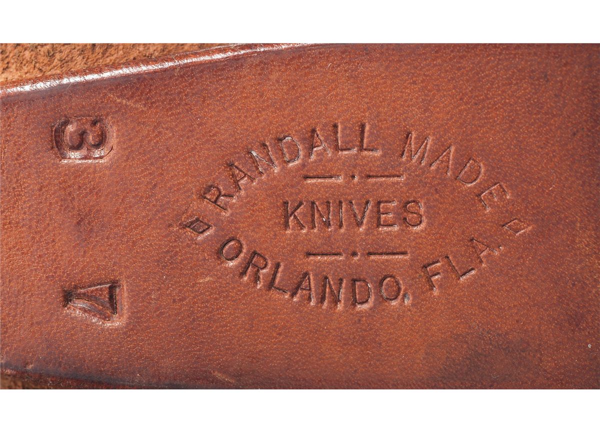 Two Randall Model 3 Knives with Sheaths