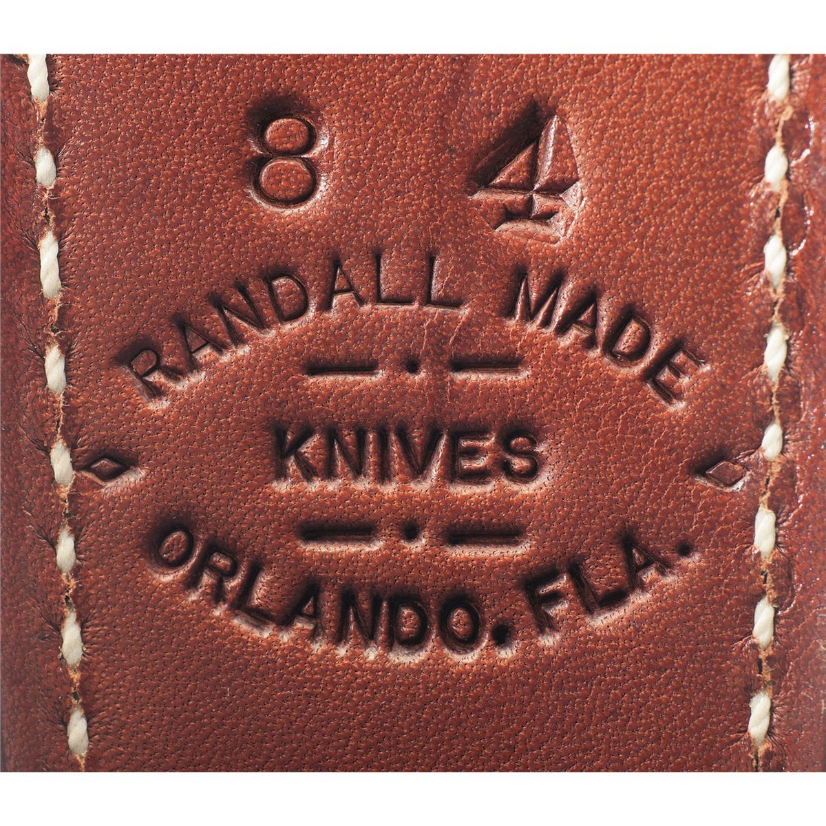 Two Randall Stag Handle Knives with Sheaths