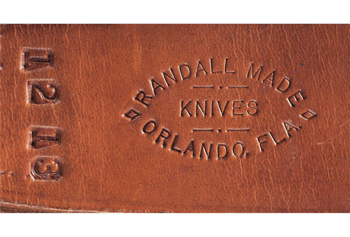 Randall Model 12-13 Raymond Thorp Bowie Knife with Sheath