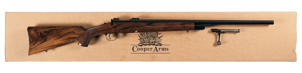 Cooper Arms Model 38 Single Shot Bolt Action Rifle with Box
