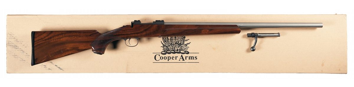Cooper Arms Model 38 Single Shot Bolt Action Rifle with Box