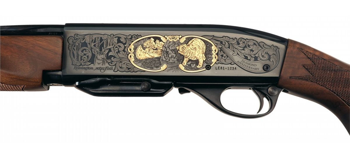 Collector's Lot of Two Boxed Remington Semi-Automatic Anniversary ...