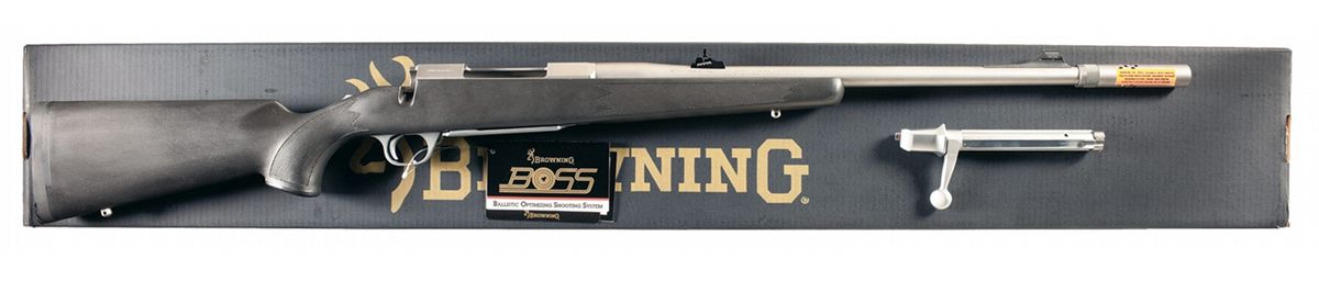 Browning A-Bolt II Boss Stainless Stalker Bolt Action Rifle with ...