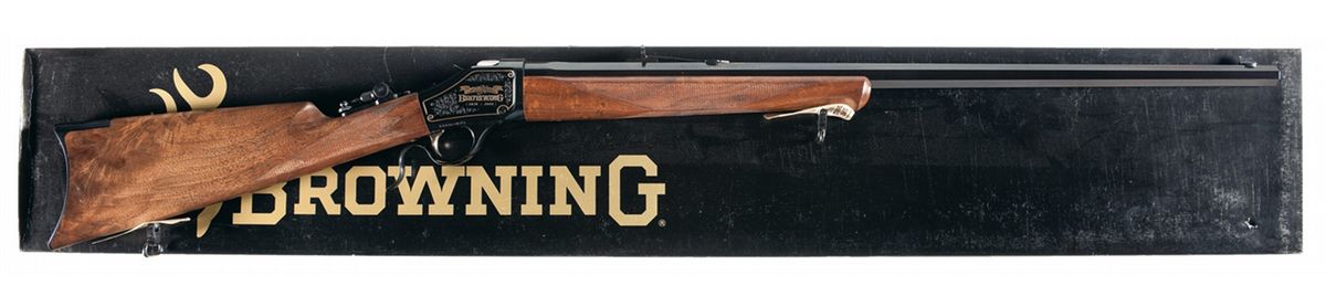 Browning Model 1885 High Wall Traditional Hunter 125 Year Commemorative ...