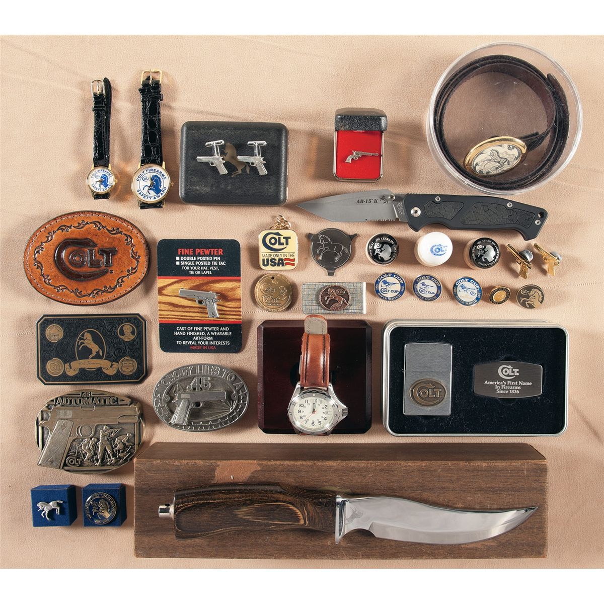 Assorted Colt Memorabilia
