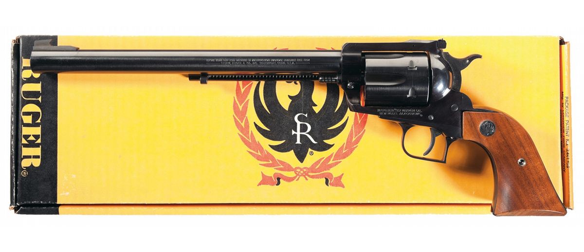Ruger New Model Blackhawk Single Action Revolver in .357 Maximum with Box