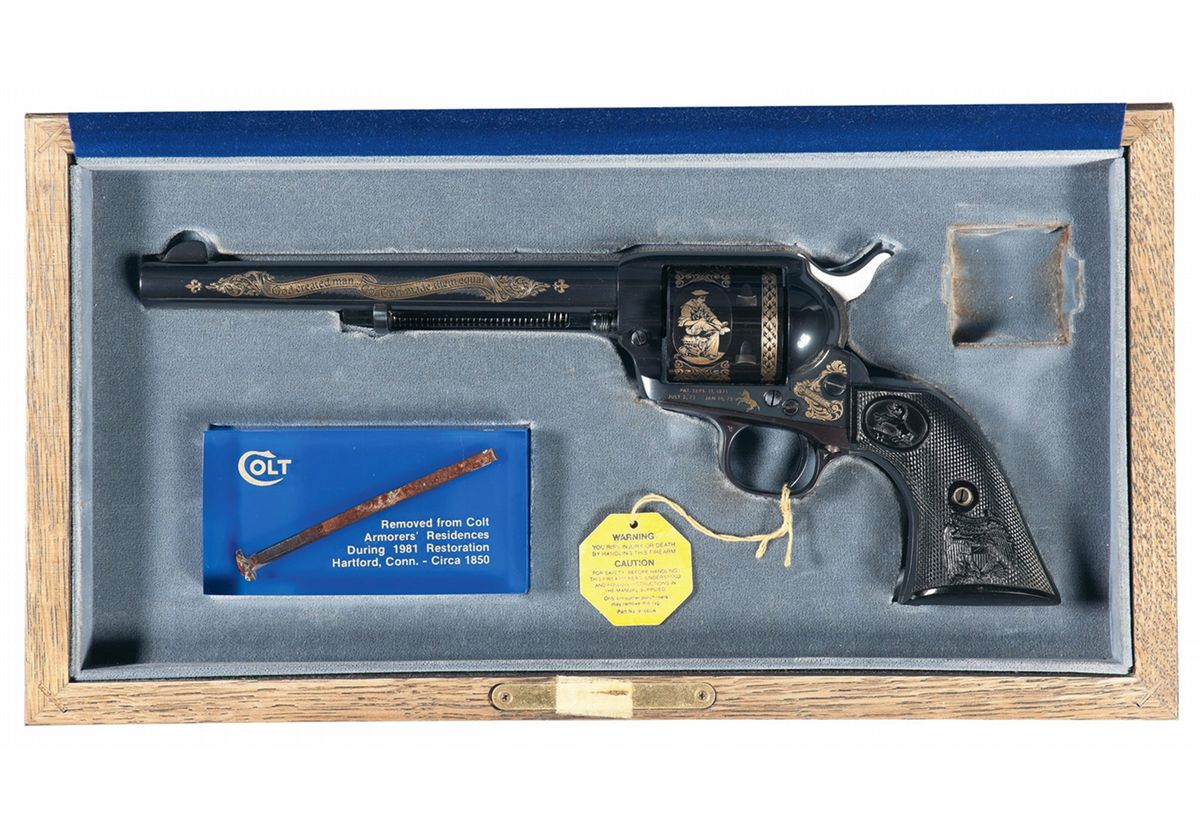 Cased Colt Custom Shop Single Action Army Special Edition Revolver with Box