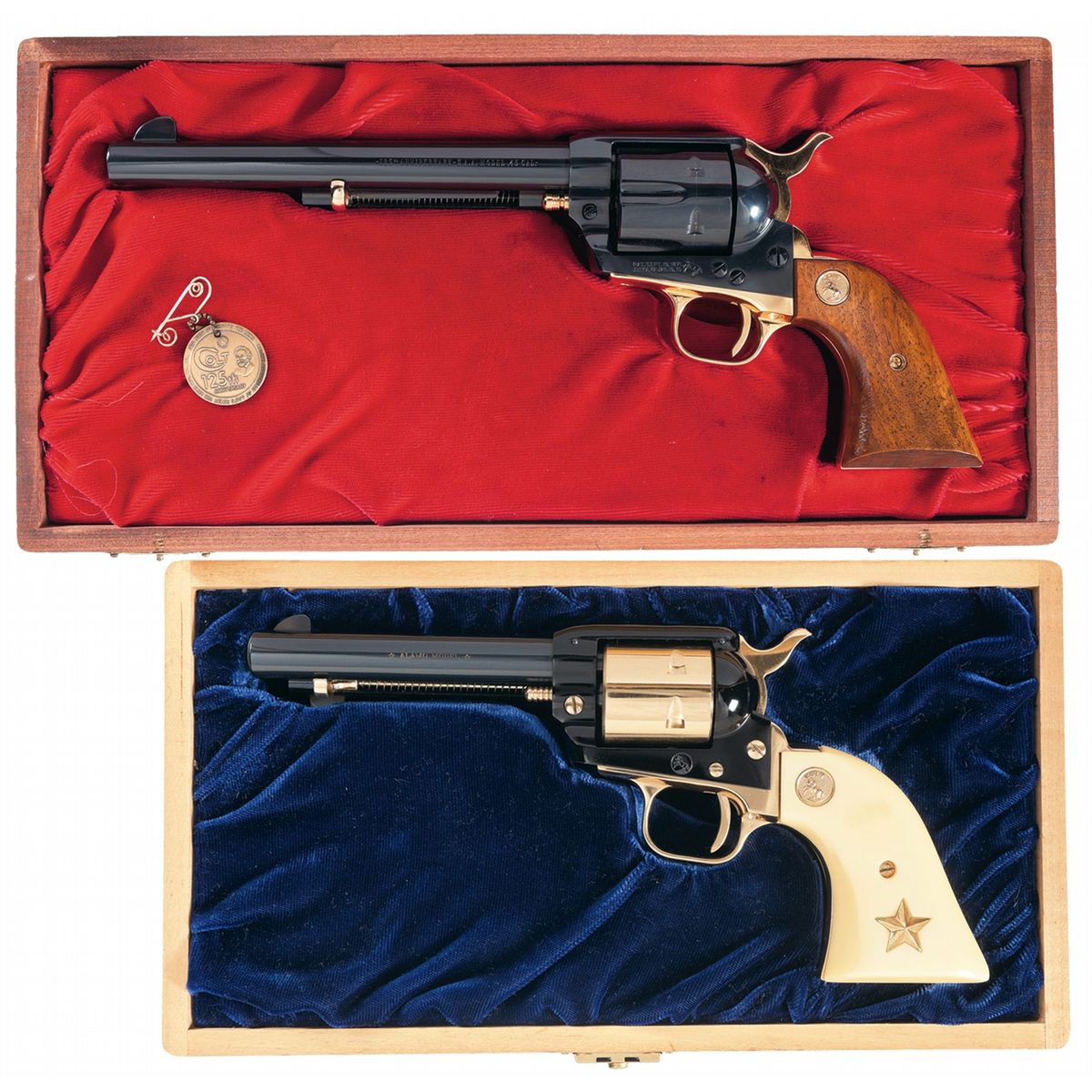 Two Cased Commemorative Colt Single Action Revolvers