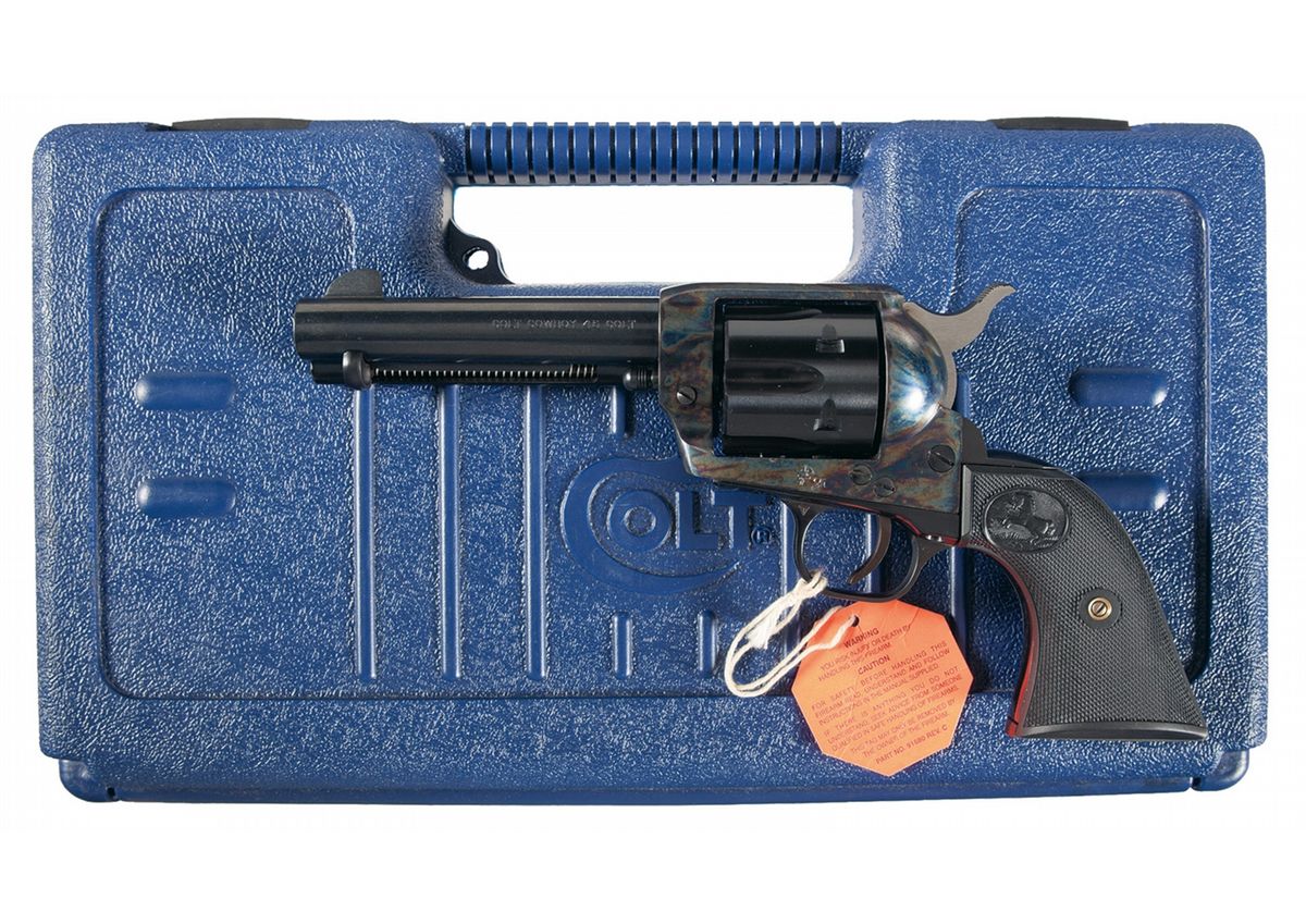 Colt Cowboy Single Action Army Revolver with Case