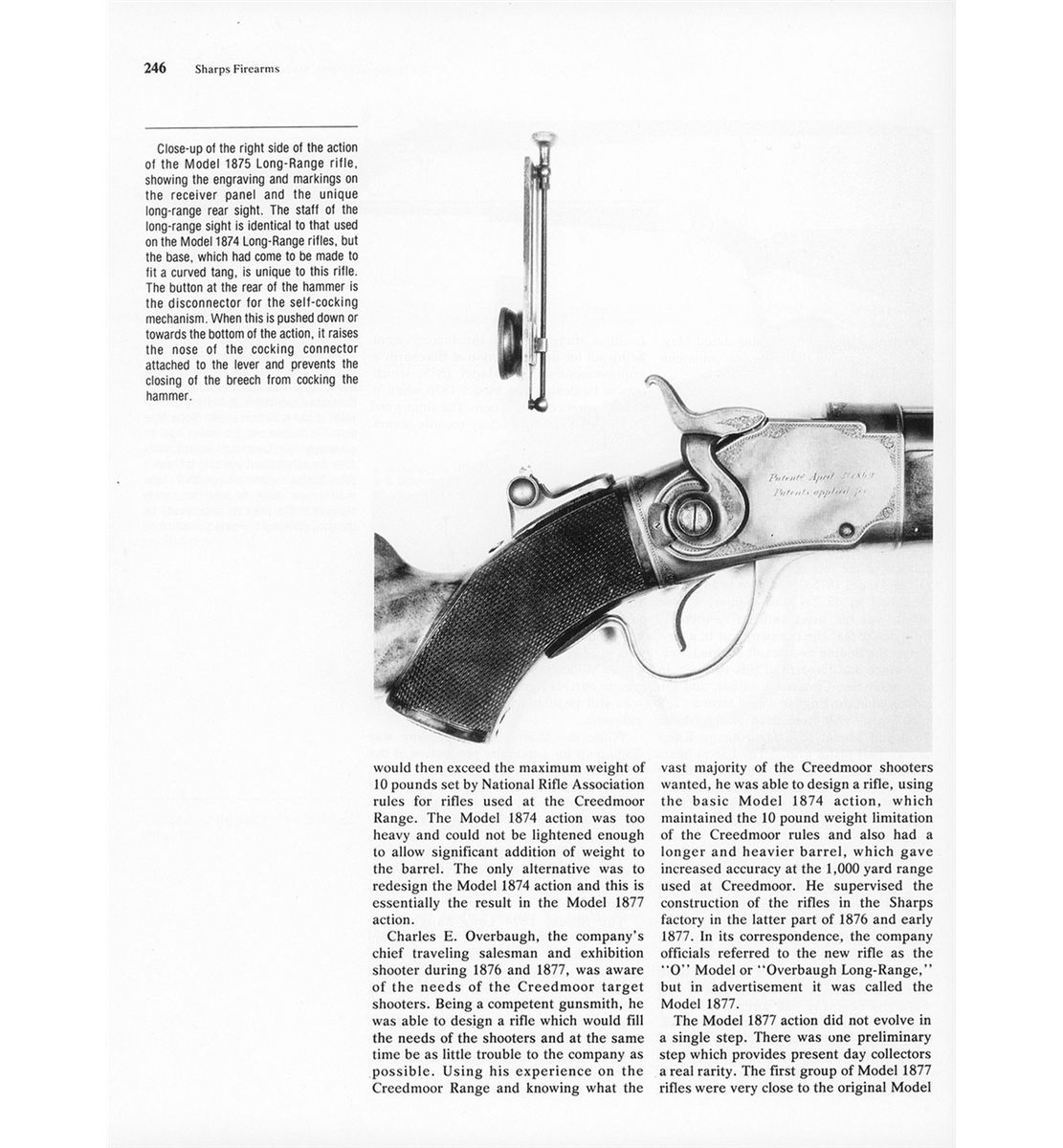 Extremely Scarce Very Fine One of Only 52 Original Sharps Model 1877 No ...