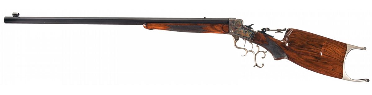 Exceptional Extremely Rare Remington Walker-Hepburn Schuetzen Single ...