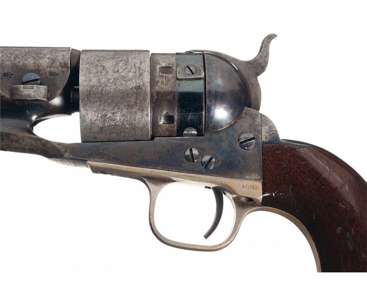 Rare Colt Model 1860 Army Thuer Conversion Revolver British Proof-Marks
