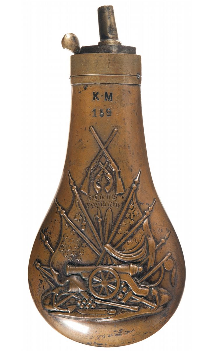 Scarce Colt Model 1851 Navy Kriegsmarine Marked Powder Flask