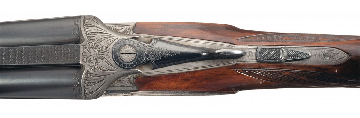 Finely Engraved Ferlach Double Barrel Shotgun in Desirable 410 Gauge