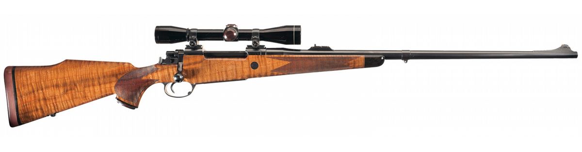 Exceptional Custom Van Horn Bolt Action Rifle with Scope