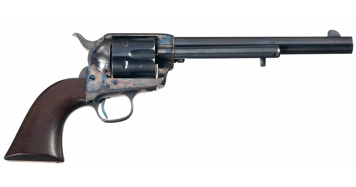 The Finest Known Documented 1880 Production Colt Cavalry Model Single ...