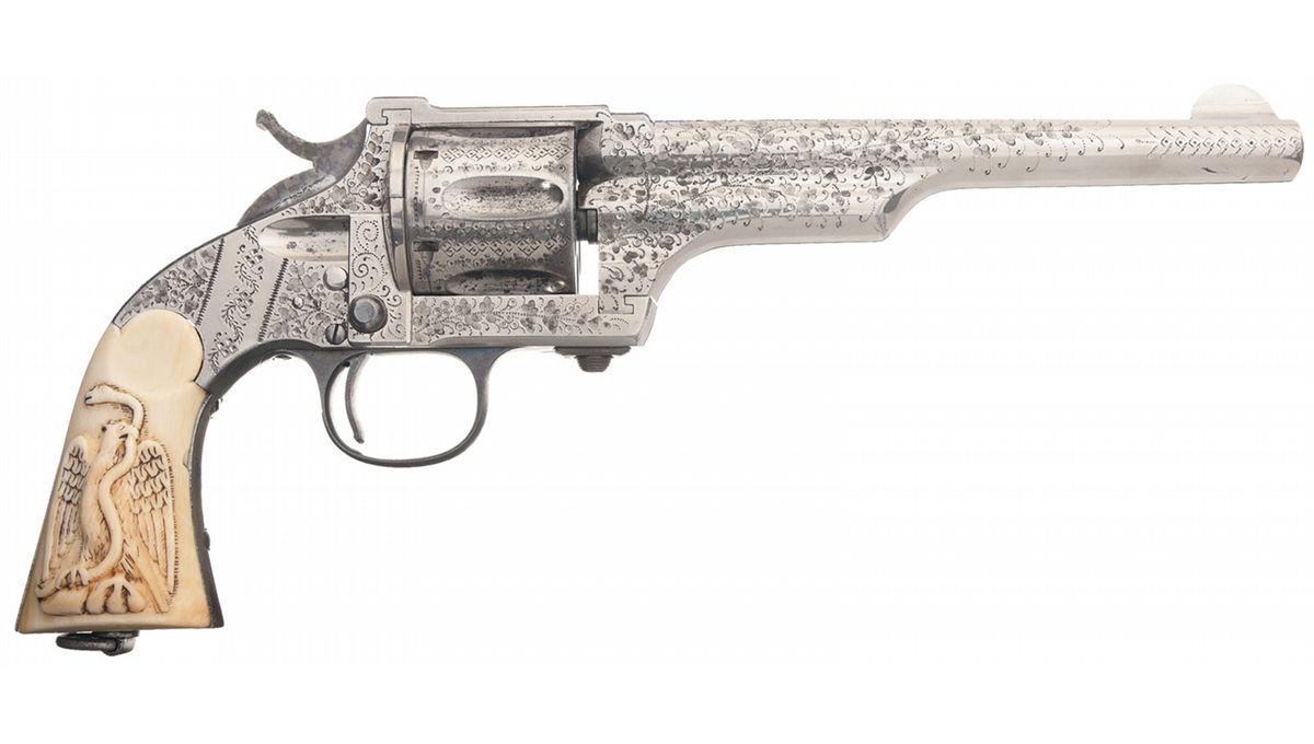 Deluxe, Factory Engraved Merwin Hulbert Single Action Revolver with ...